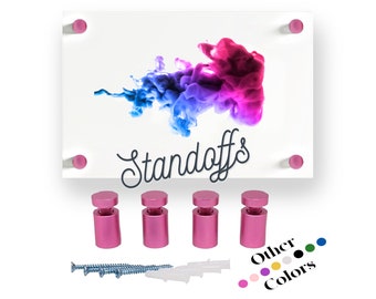 Sign Standoff Frame Wall Mount Peg Packs Lot Available | Etsy