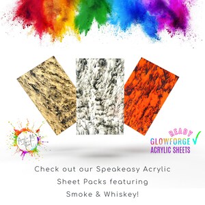 Translucent Acrylic Sheet Laser Sheets Glowforge Safe PMMA Color ...