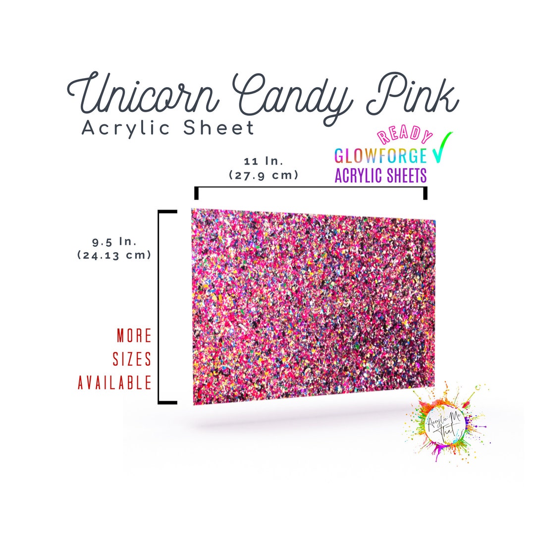 Glitter Acrylic Sheet for Laser Cutting - Pink - Etsy