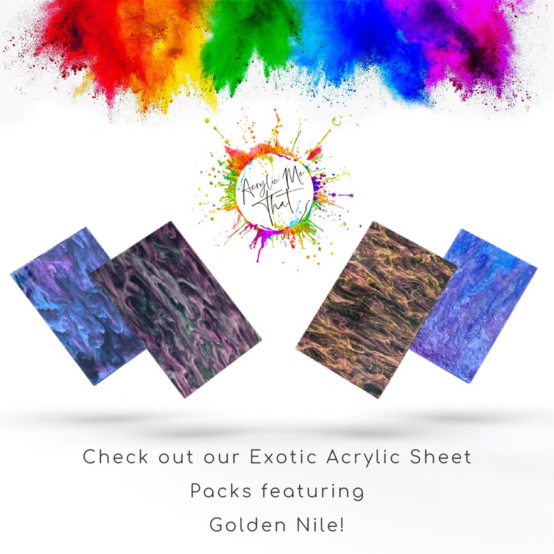 Laser Acrylic Sheet Glowforge laser safe acrylic sheets Gold | Etsy