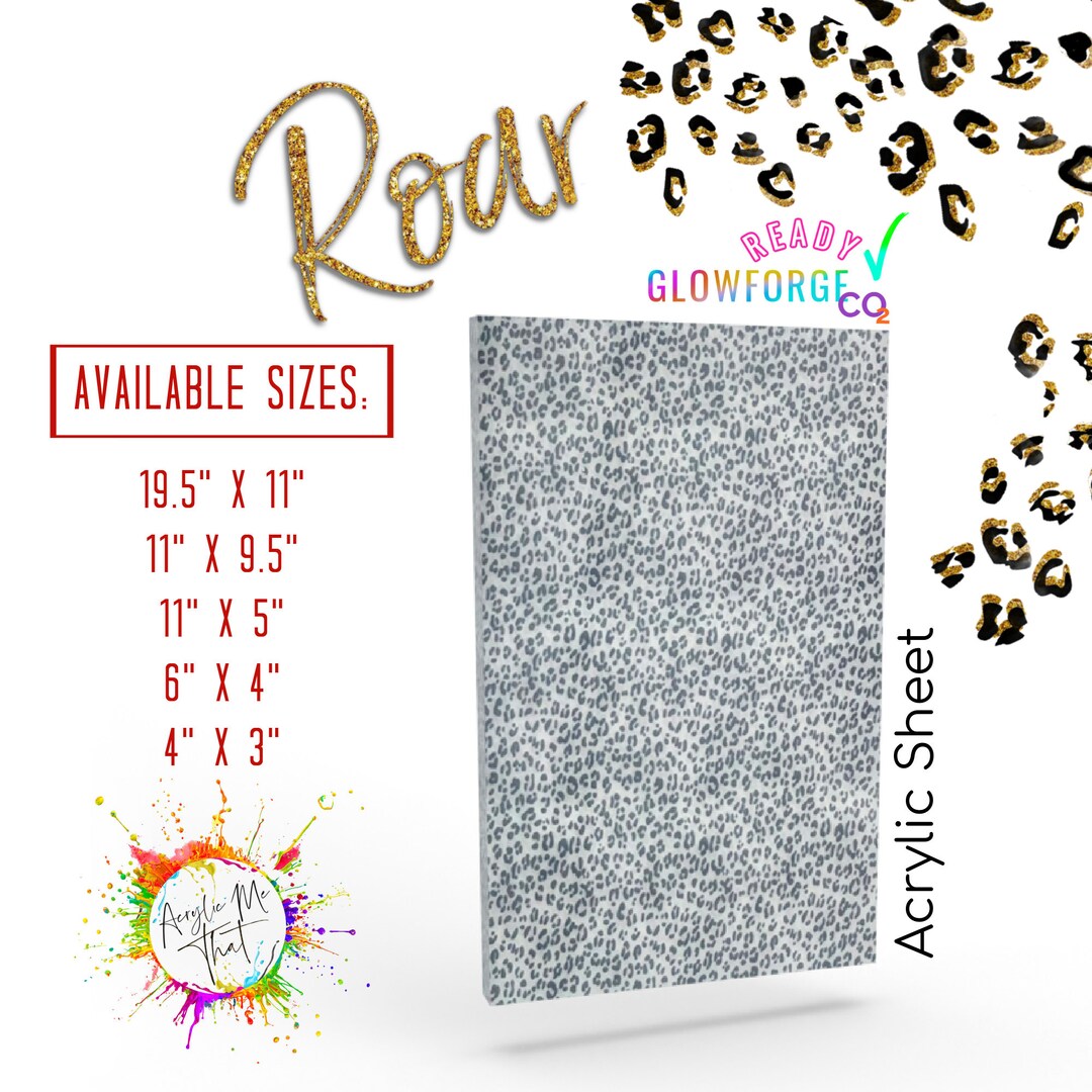 Leopard Best Patterned Acrylic Sheets for Laser Cutting Plexiglass ...