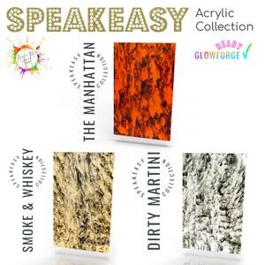 Acrylic Sheets Glowforge Laser Safe Sheet Cast Glitter Blanks Laserable ...