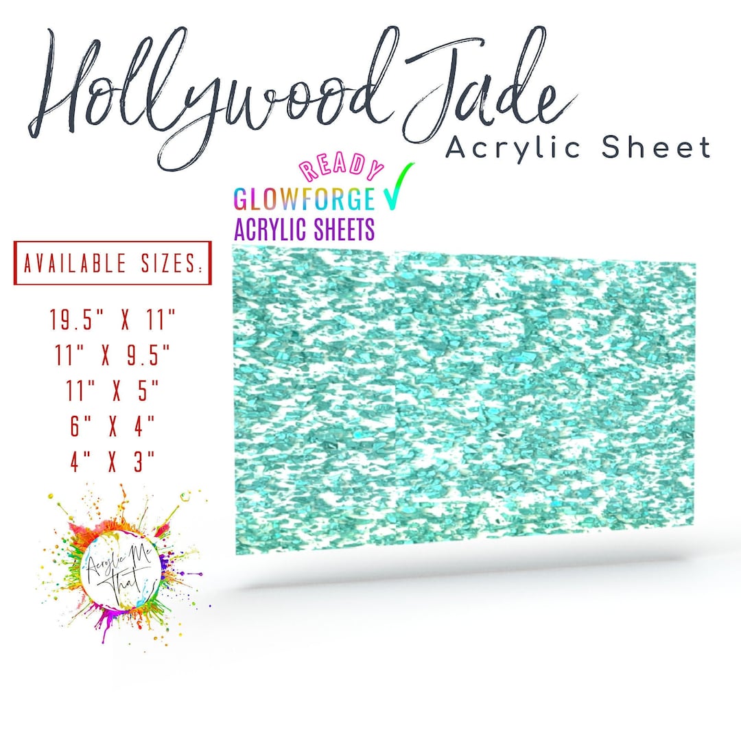 Acrylic Sheet Glowforge Safe Acrylic Sheets Cast PMMA Laserable Plastic ...