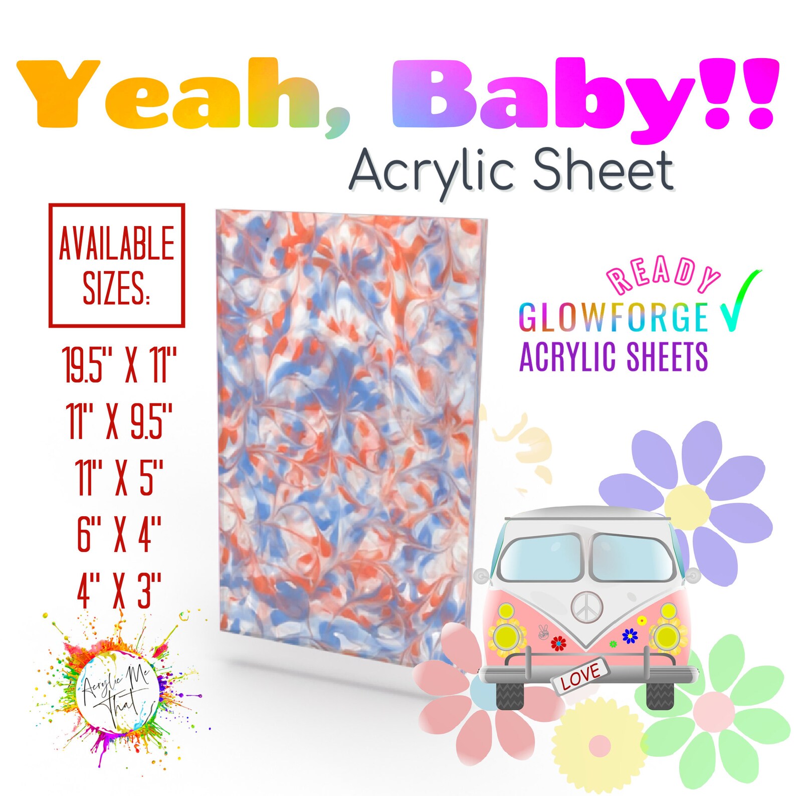 Laser Acrylic Sheets Glowforge Safe Marble Acrylic Sheet - Etsy