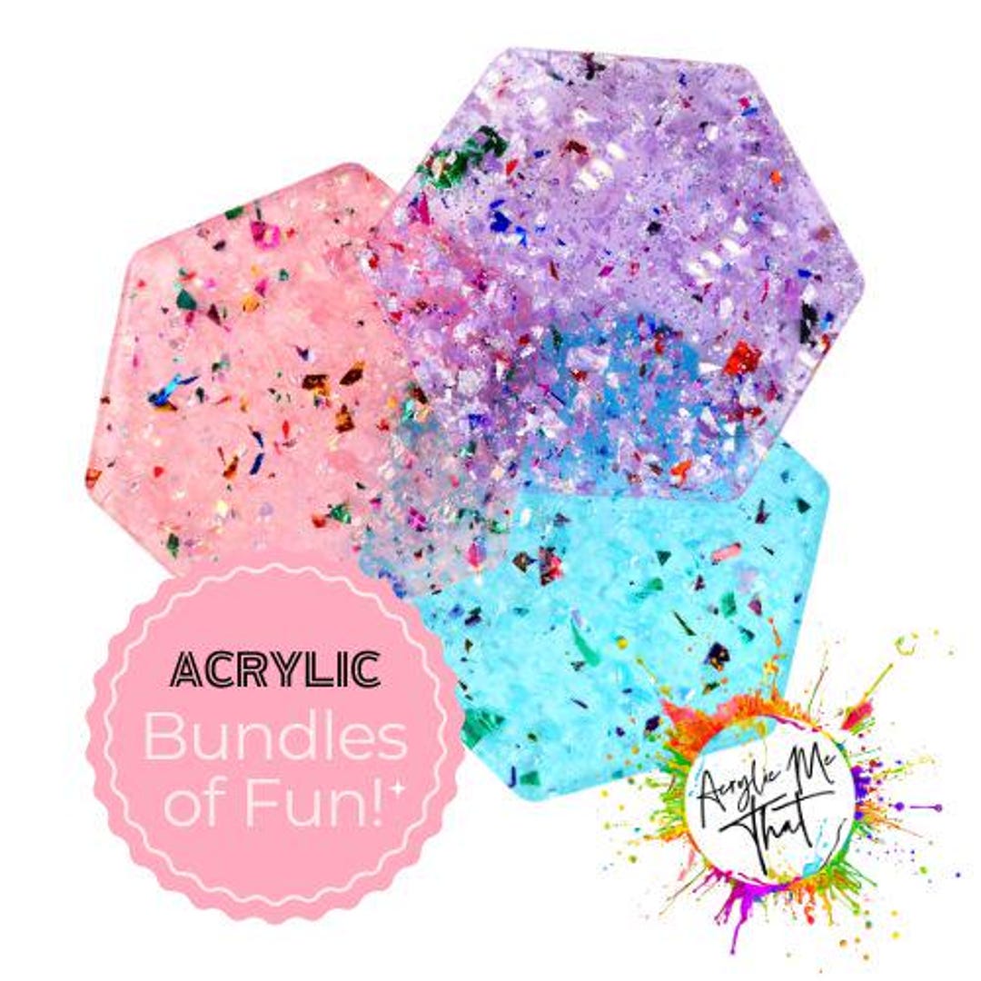 Glitter Cast Acrylic Sheets Iridescent Colored Plexiglass for Laser ...