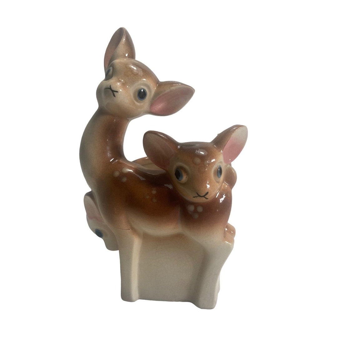 Pico Deer Planter 1950's Spotted Bambi Style 7 7/8 - Etsy