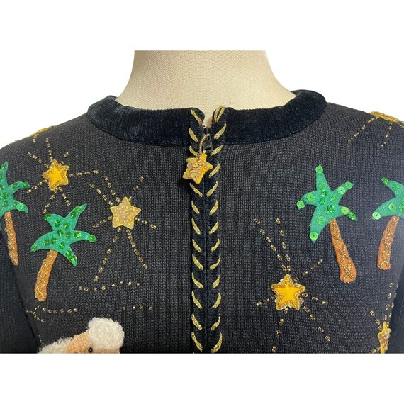 Quacker Factory Christmas Nativity Scene Zip Up Sweat… - Gem