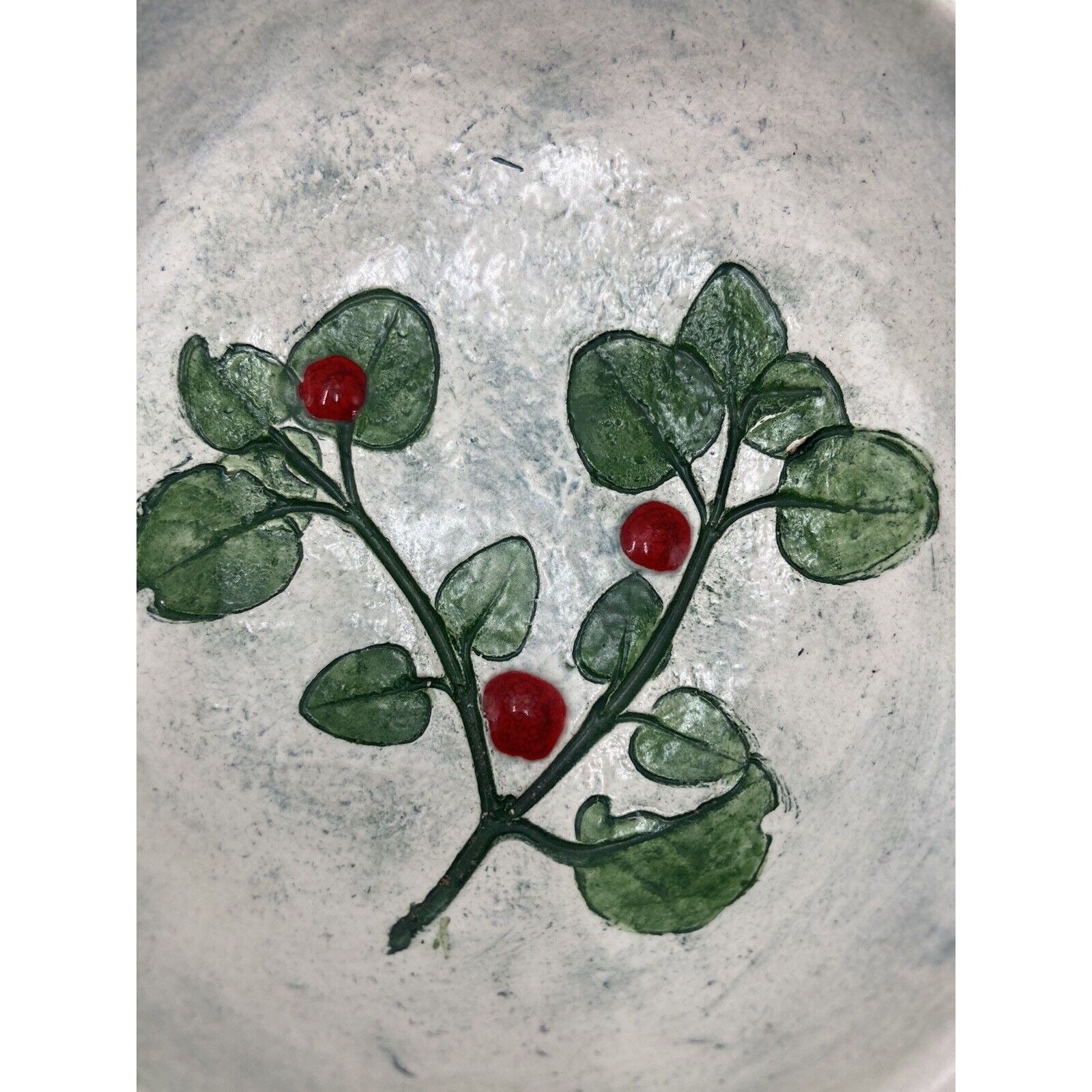 Salt Marsh Pottery Partridgeberry Dartmouth Bowl Wall Art - Etsy