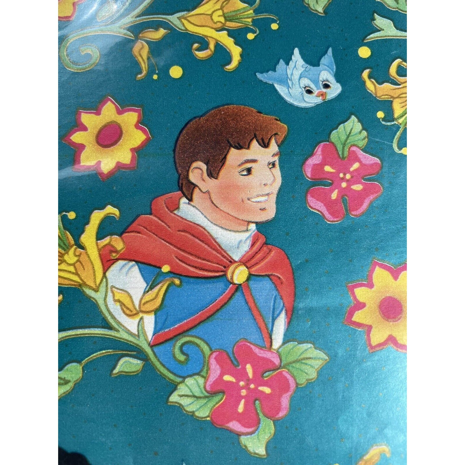 Walt Disney's Snow White Gift Wrap 2 Sheets Teal 20x24new - Etsy
