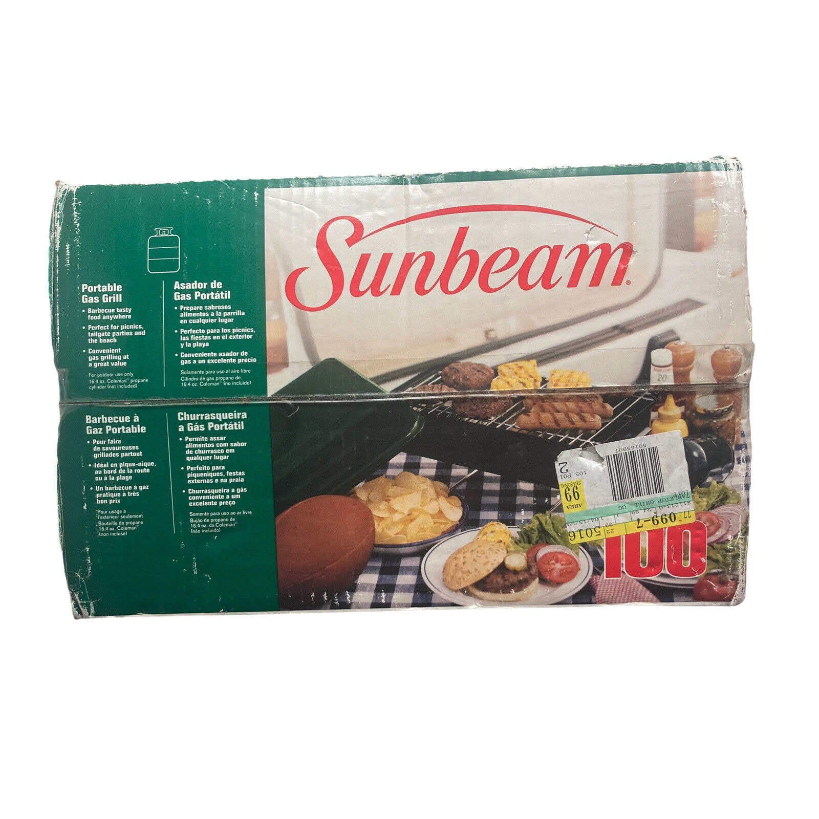 Sunbeam Table Top Gas Grill Amazon.com: Sunbeam Grill