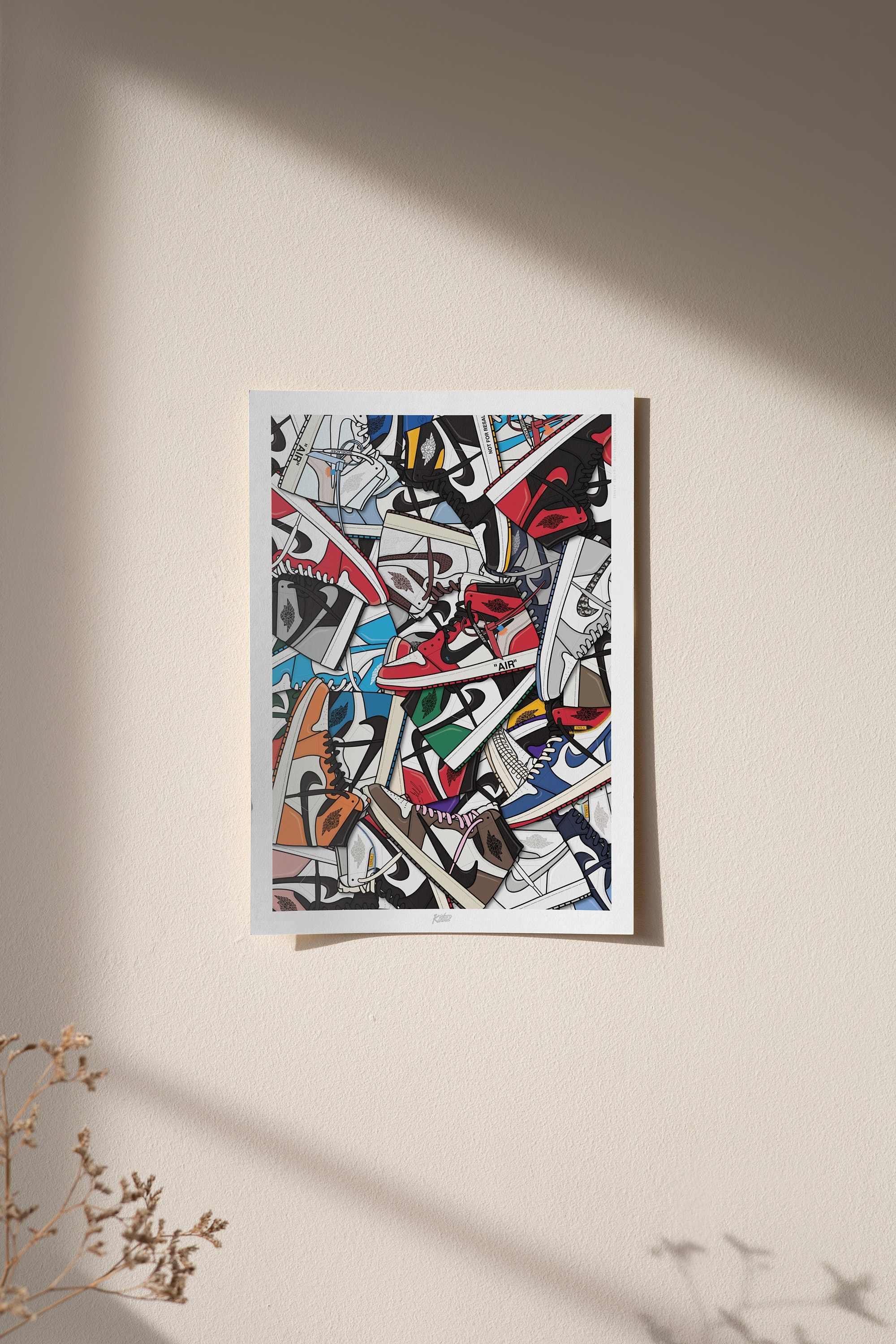 Nike Air Jordan 1 "grail Collage" Poster (50x70cm) - Etsy