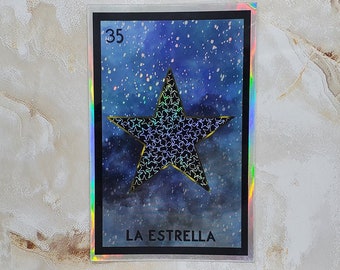 Mini Holographic Rosa Vinyl Sticker | Etsy