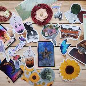 Mini Holographic Rosa Vinyl Sticker - Etsy