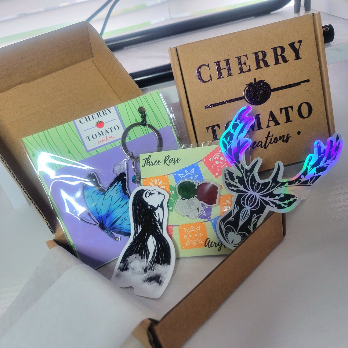 Mini Holographic Rosa Vinyl Sticker - Etsy