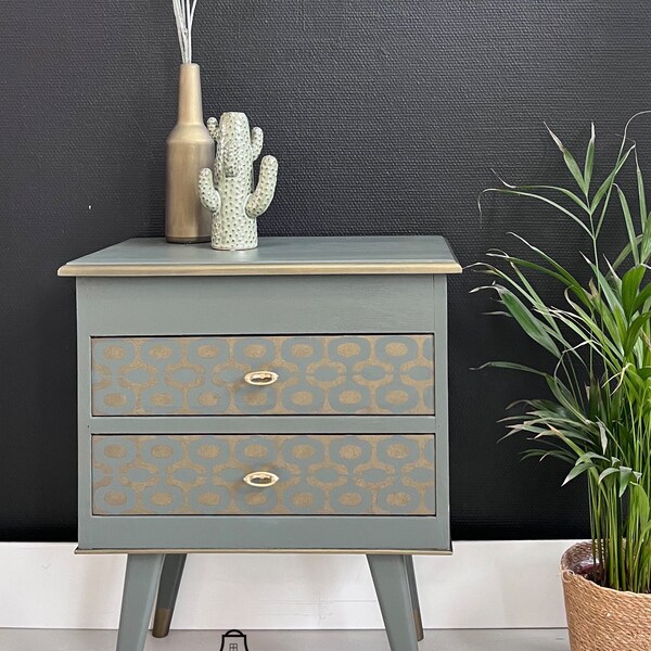 Night Stand With Drawers - Etsy