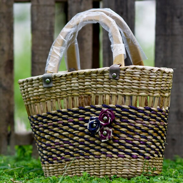 Woven Reed Bag - Etsy