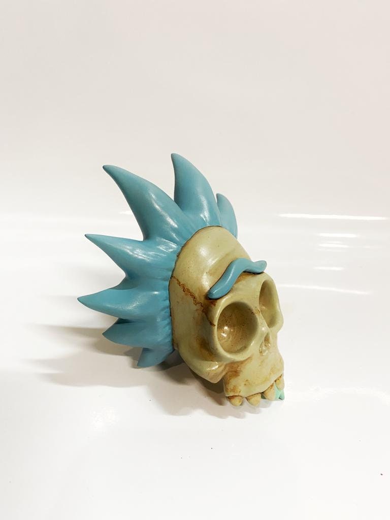 Cráneo Rick Skull | Etsy