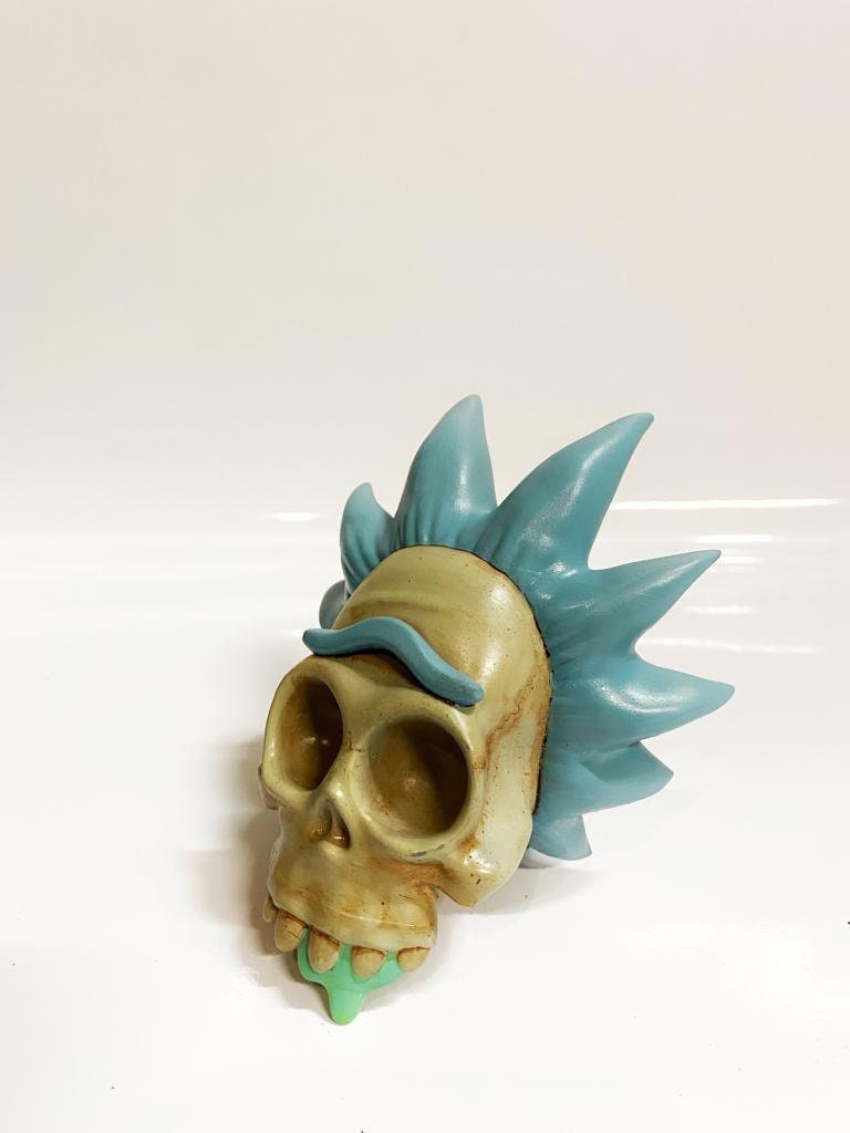 Cráneo Rick Skull | Etsy