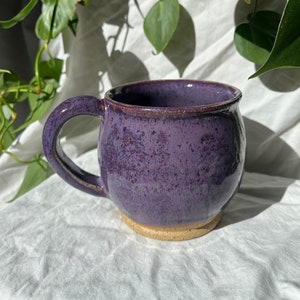Purple Handmade Ceramic Mug - Etsy