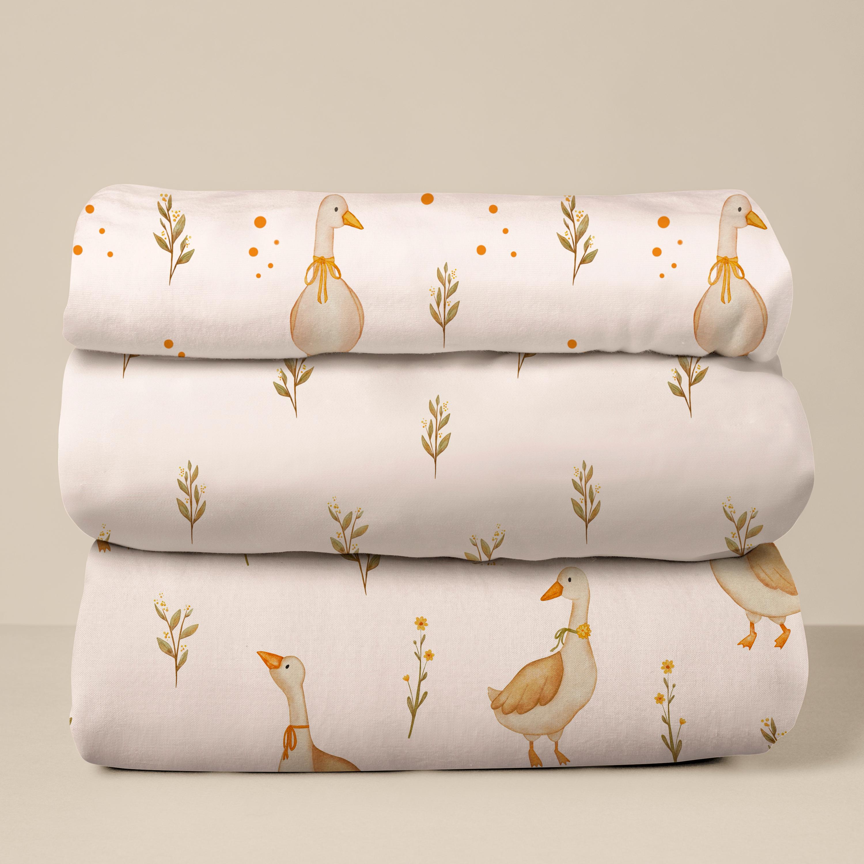 Watercolor Goose Clipart, Seamless Patterns – Cute Farmhouse Digital ...