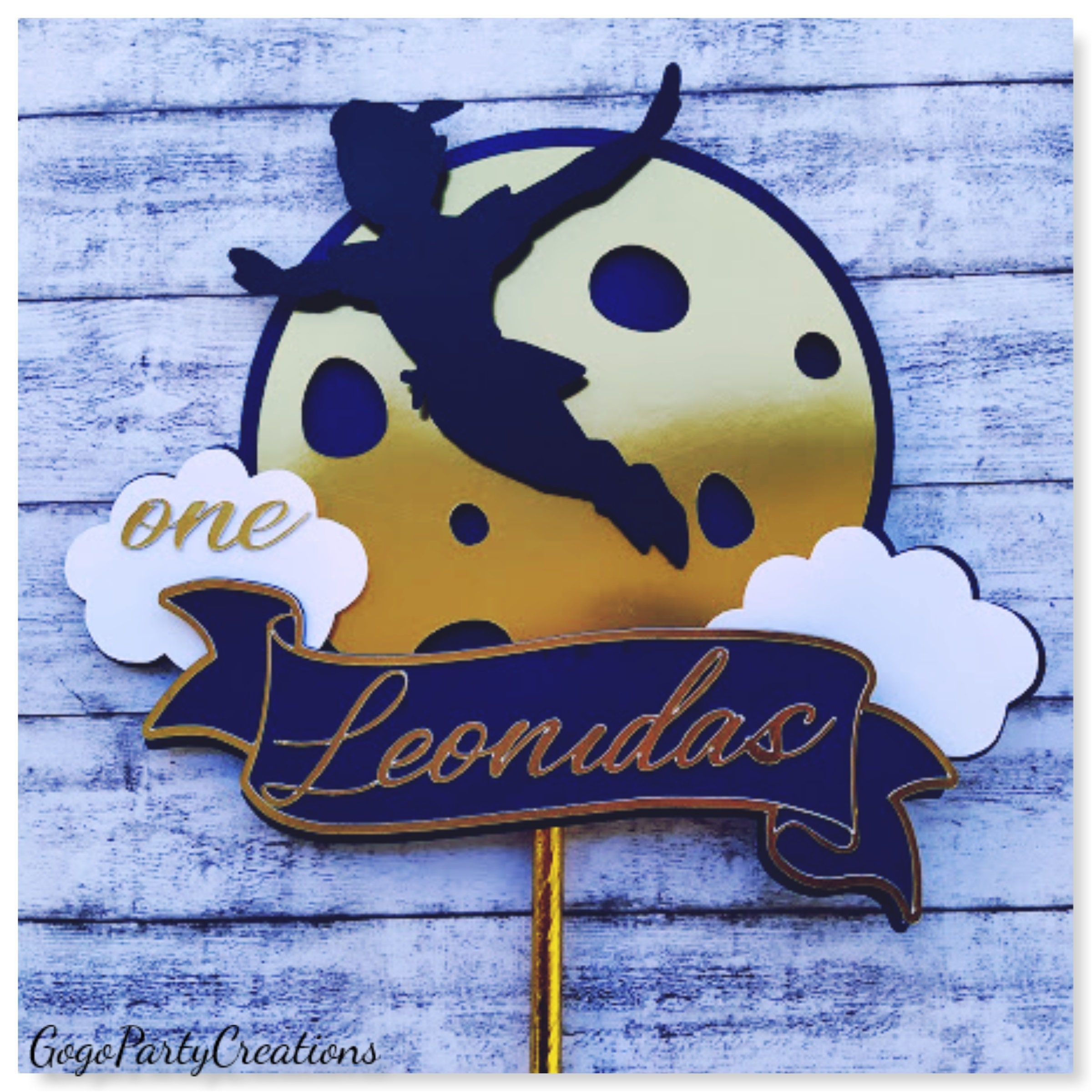 Peter Pan Cake Topper Tinkerbell Cake Topper Peter Pan - Etsy