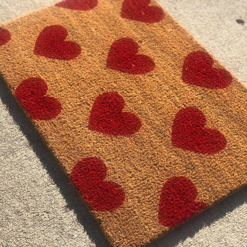 Heart Doormat - Etsy