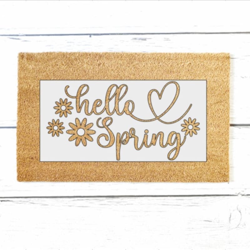 Doormat Vinyl Stencil - Etsy