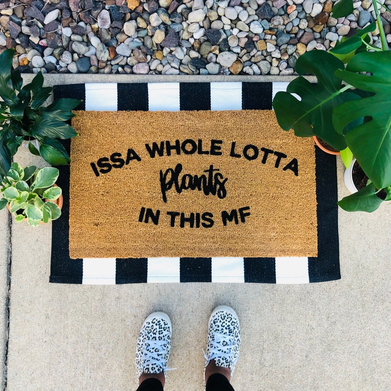 Plant Doormat - Etsy
