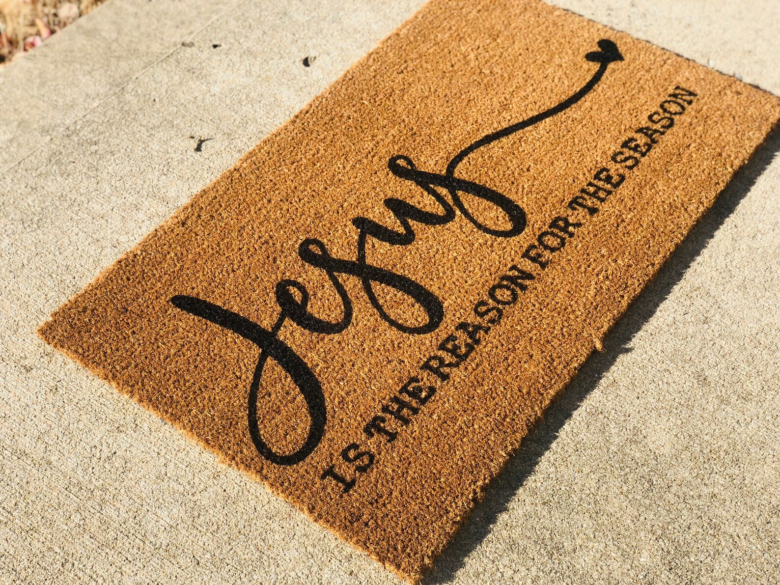 Christmas Doormat, Religious Christmas Doormat, Christmas Welcome Mat ...