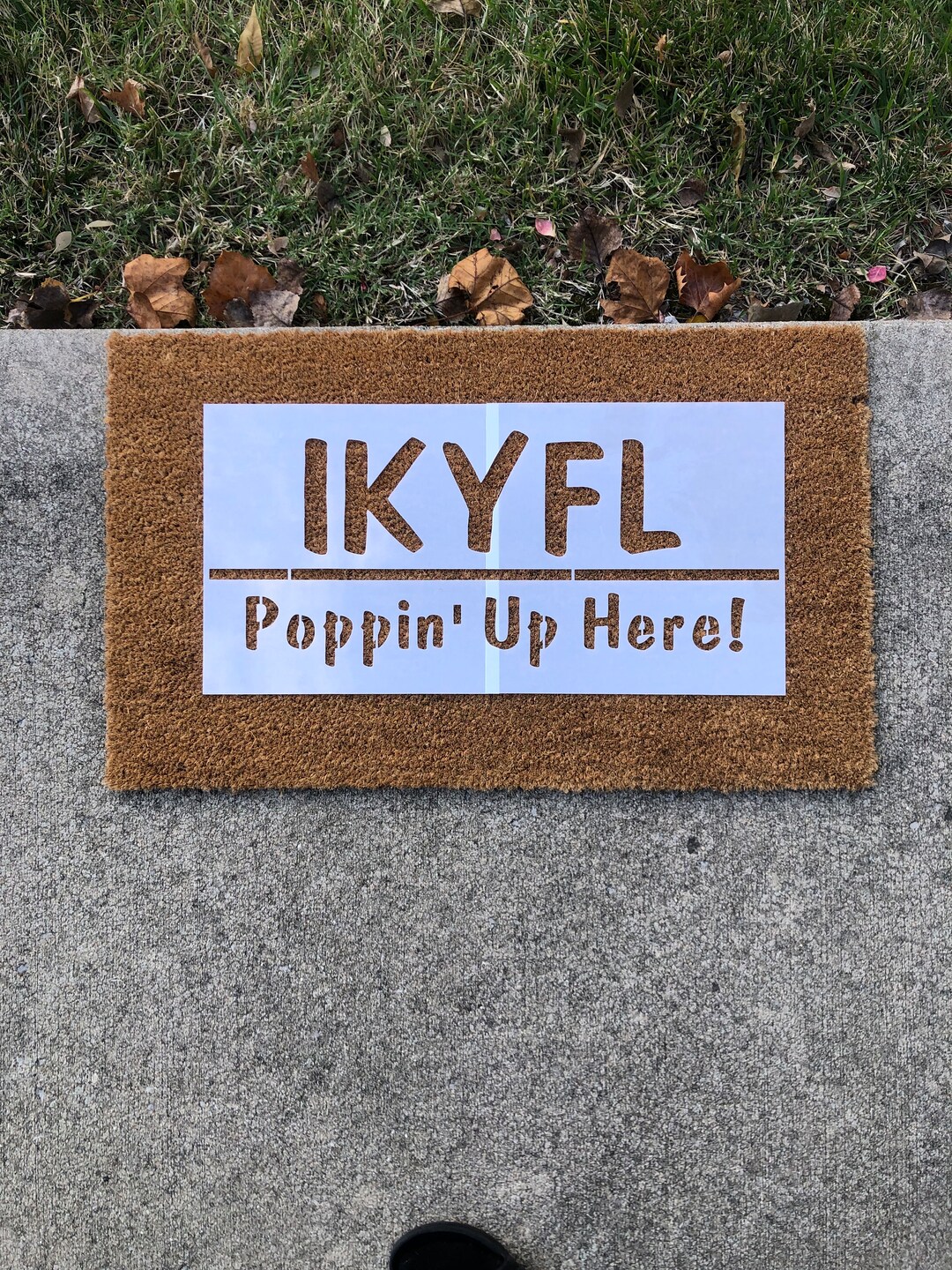 Funny Doormat Stencil, DIY Activities, DIY Party, Arts and Crafts ...