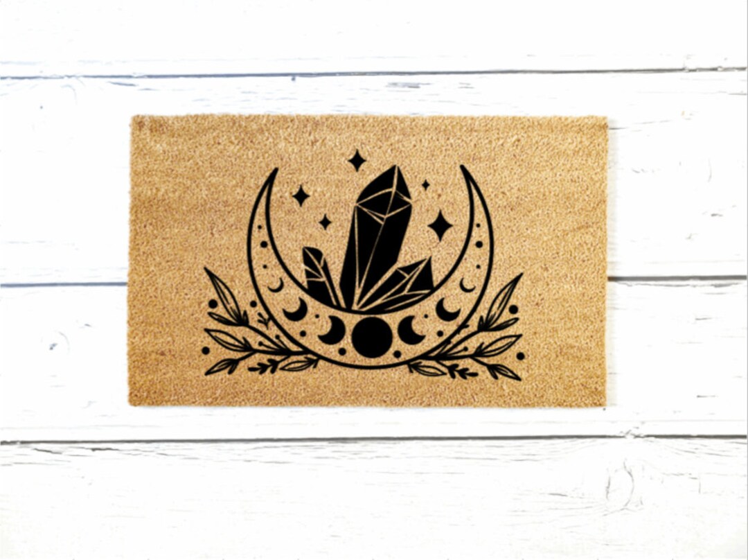 Chakra Welcome Mat, Moon Welcome Mat, Housewarming Gift, Birthday Gift ...