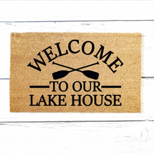 Lake House Doormat - Etsy