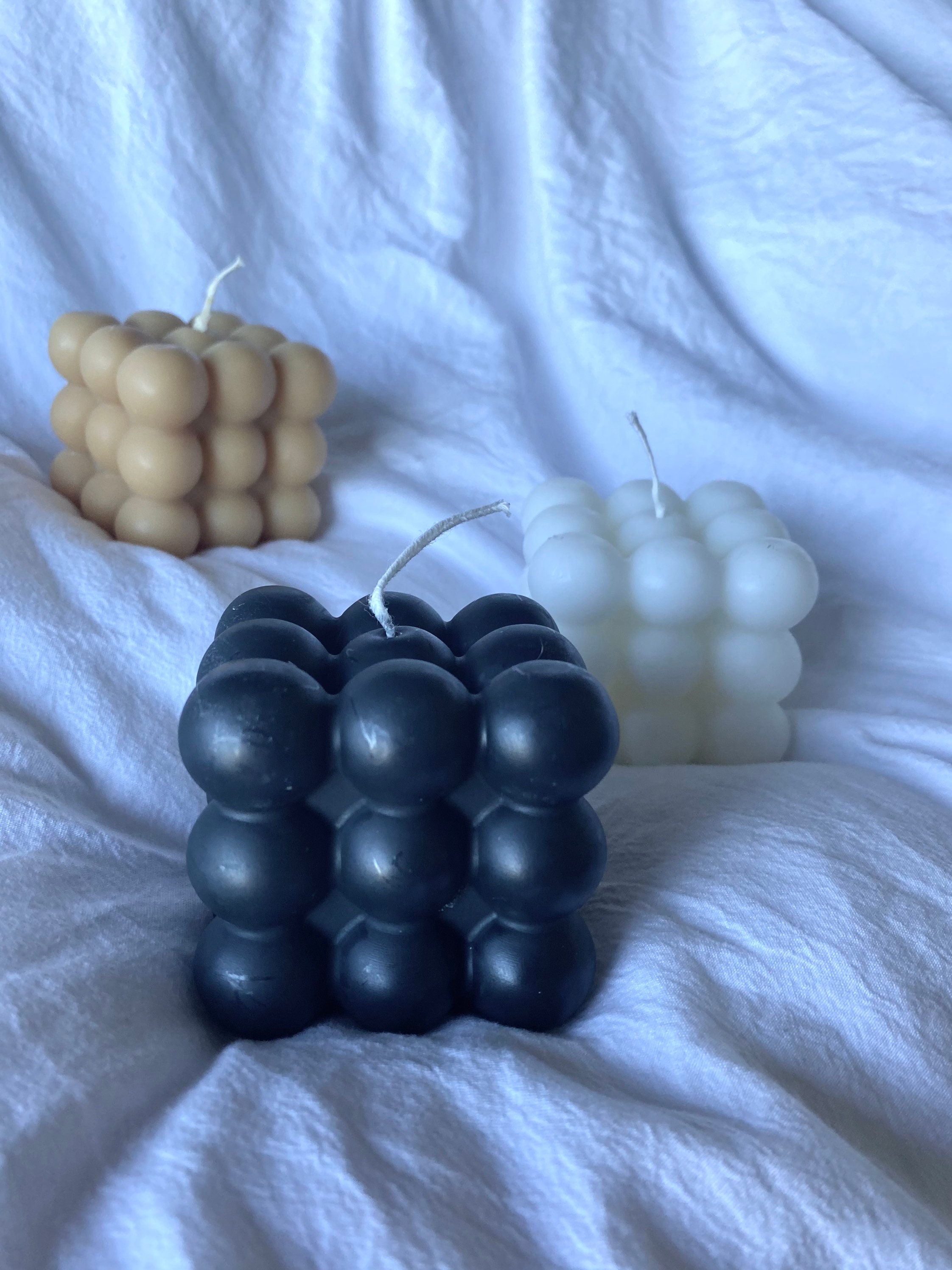 Bubble Cube Candle | Etsy