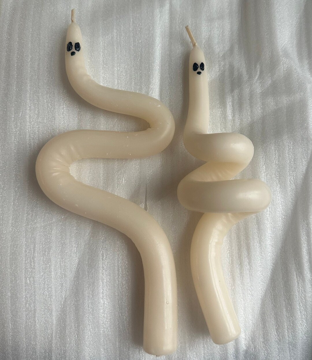 Bendy Twist Ghost Candle Set of 2 - Etsy