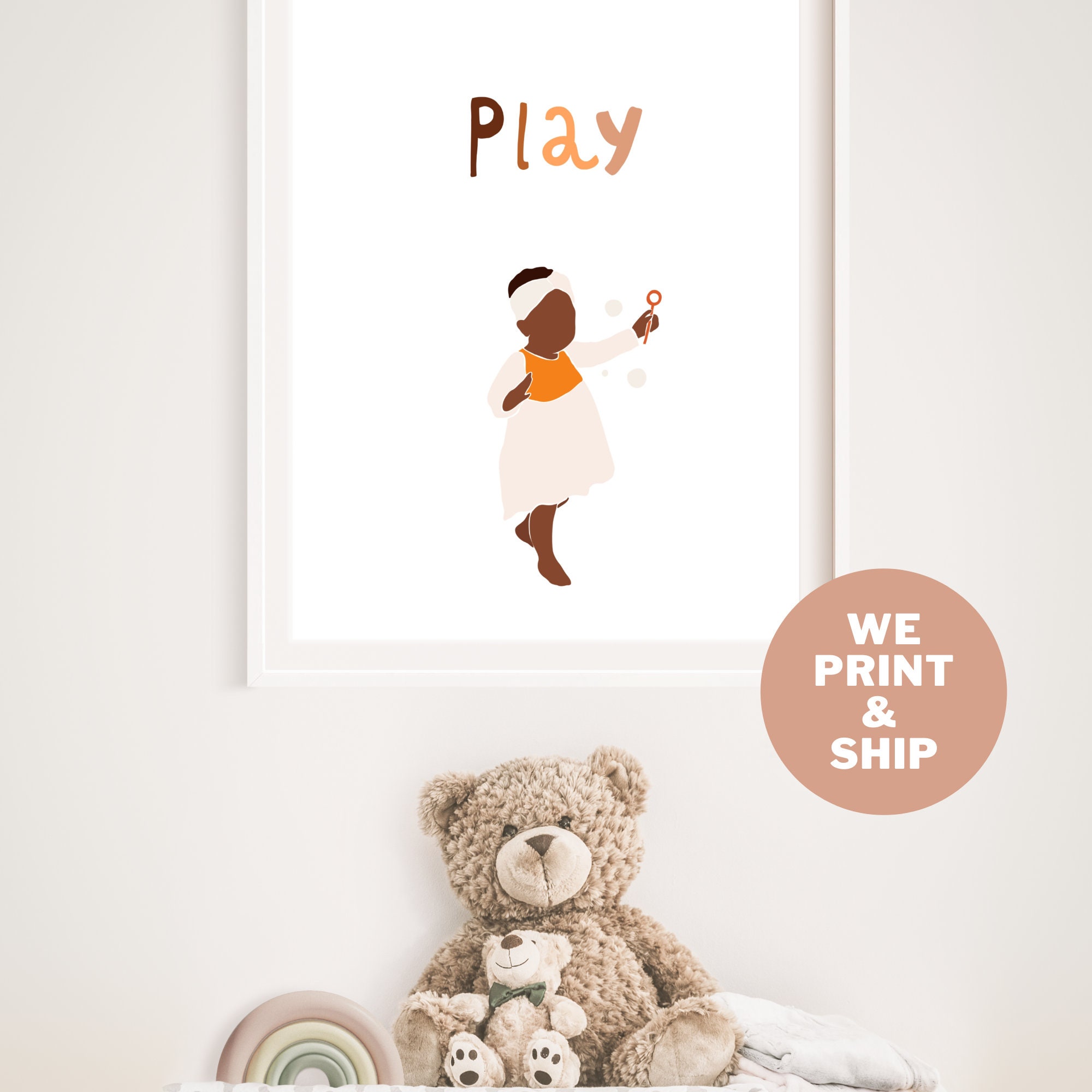 Play Poster - Etsy