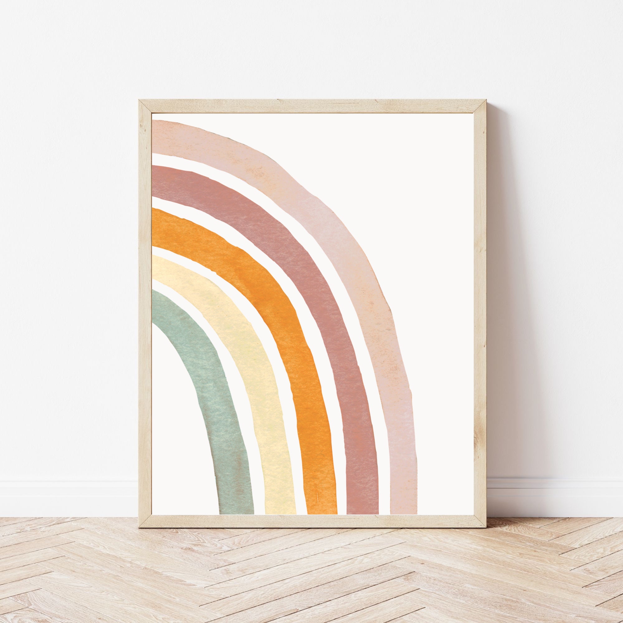 Set of 3 Watercolor Diversity Rainbow Posters, Boho Classroom Decor ...