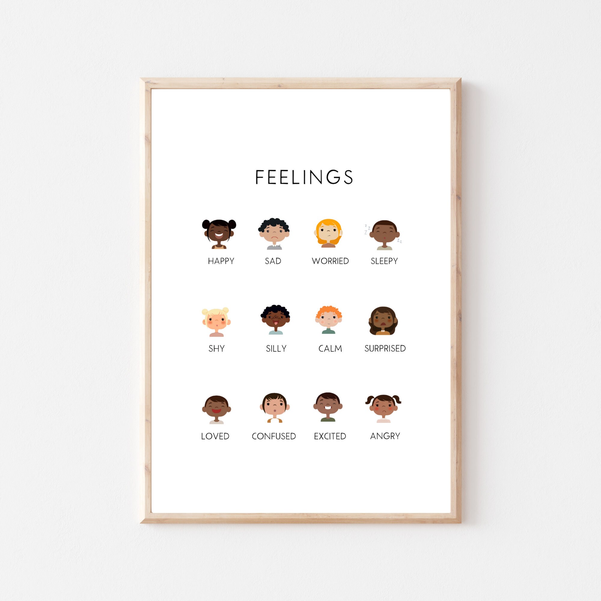 Feelings Poster Educational Posters Calming Corner Posters | Etsy