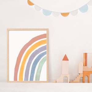 Set of 3 Watercolor Diversity Rainbow Posters, Boho Classroom Decor ...