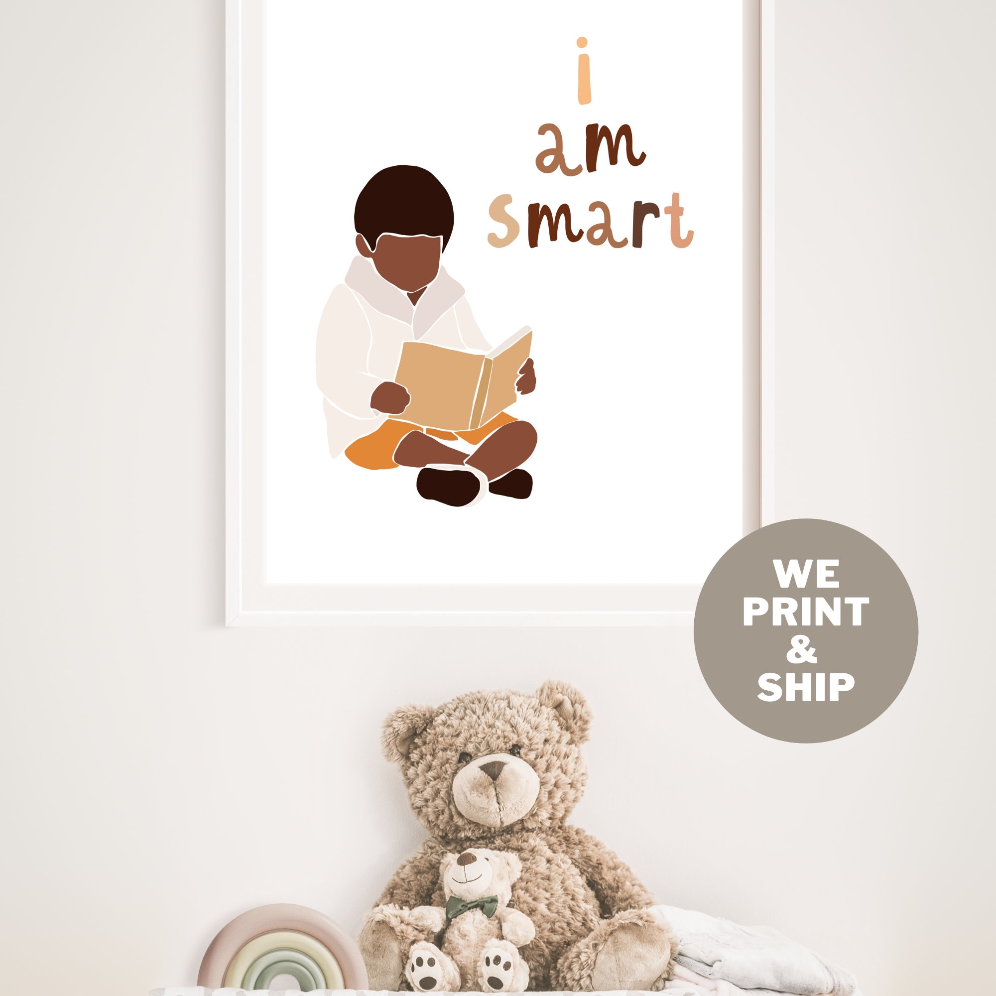 I Am Smart Poster - Etsy