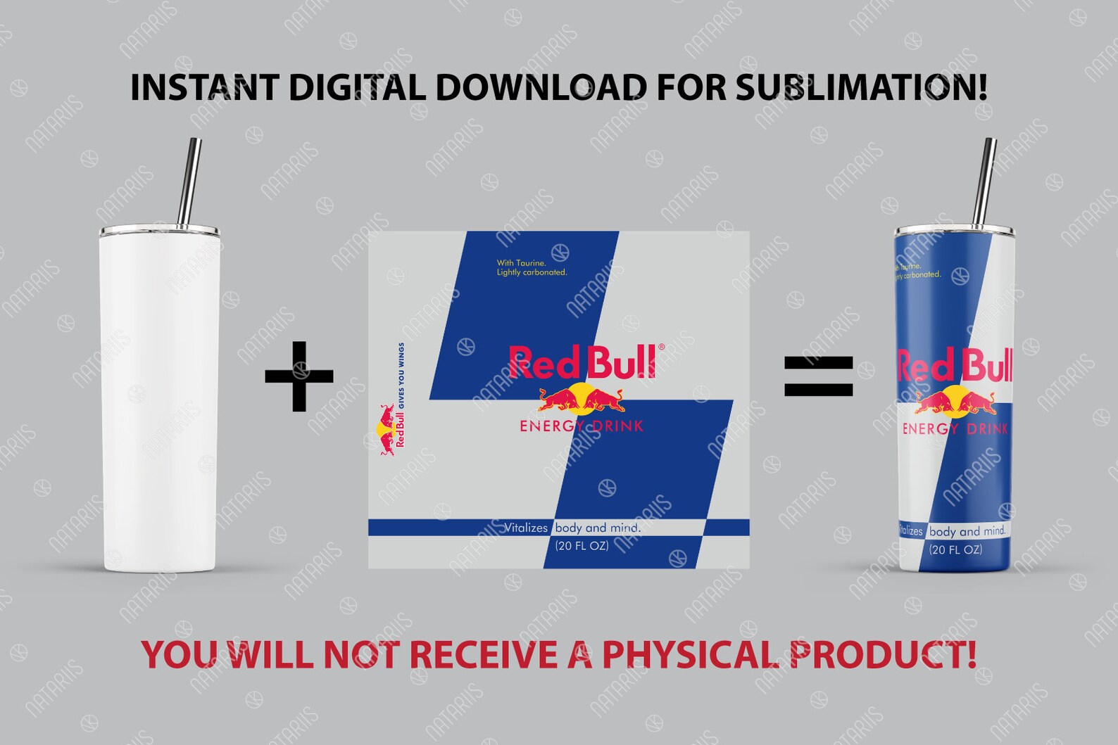 16 Red Bull Templates Seamless Straight PNG Designs 20oz - Etsy