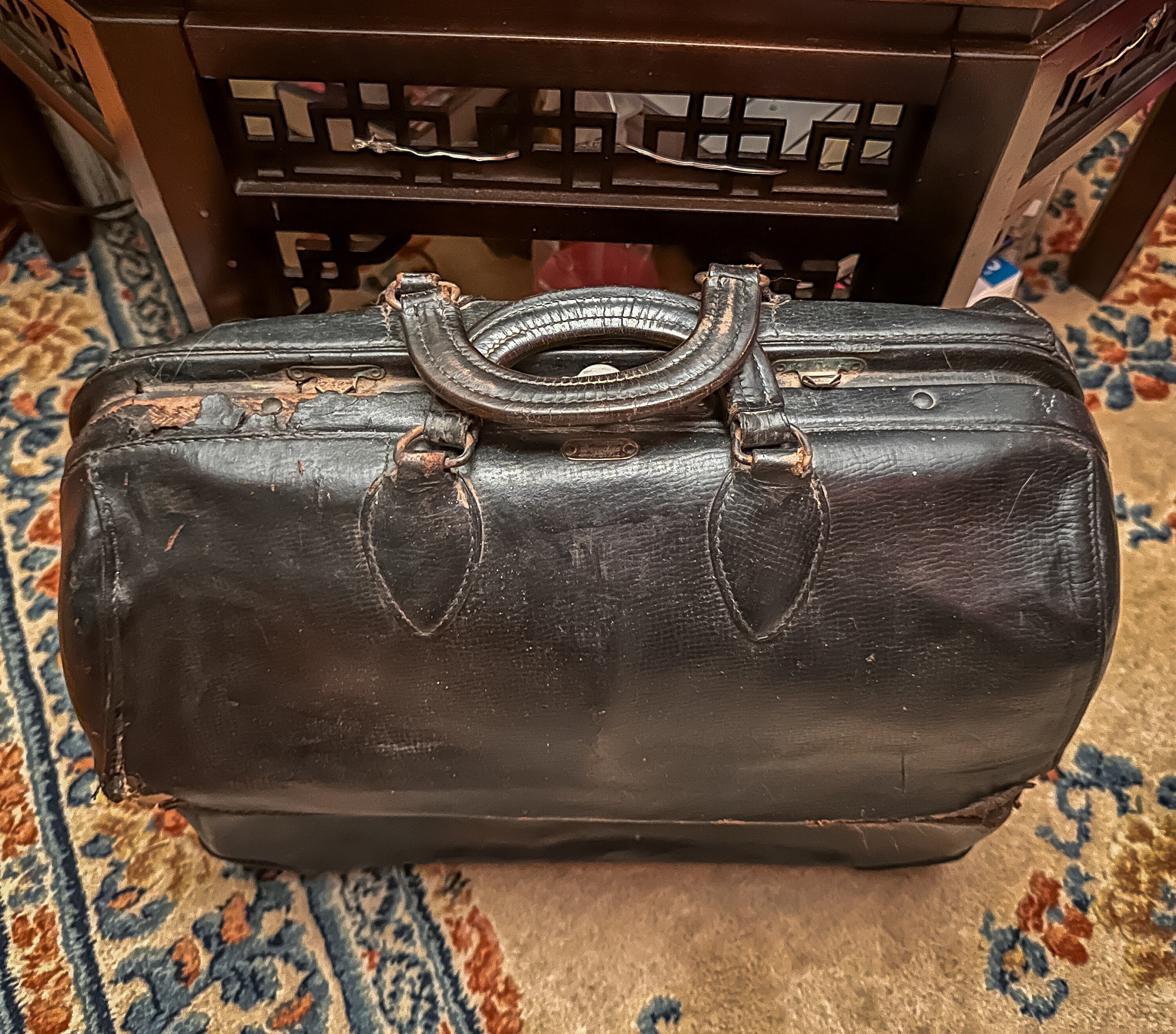 Traveling Physicians Leather Medical Case - Etsy