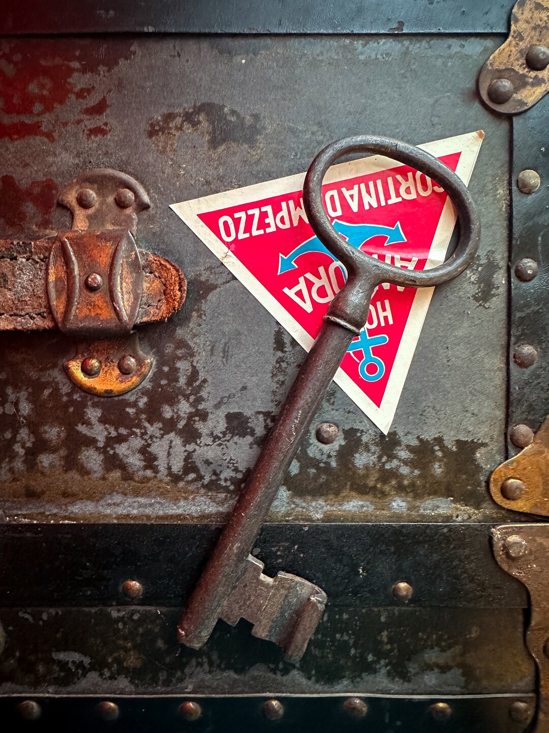 1890s French Cast Iron Skeleton Gate Key - Etsy