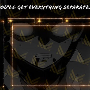 Animated Zenitsu Demon Slayer Stream Package | Twitch Overlays, Screens ...