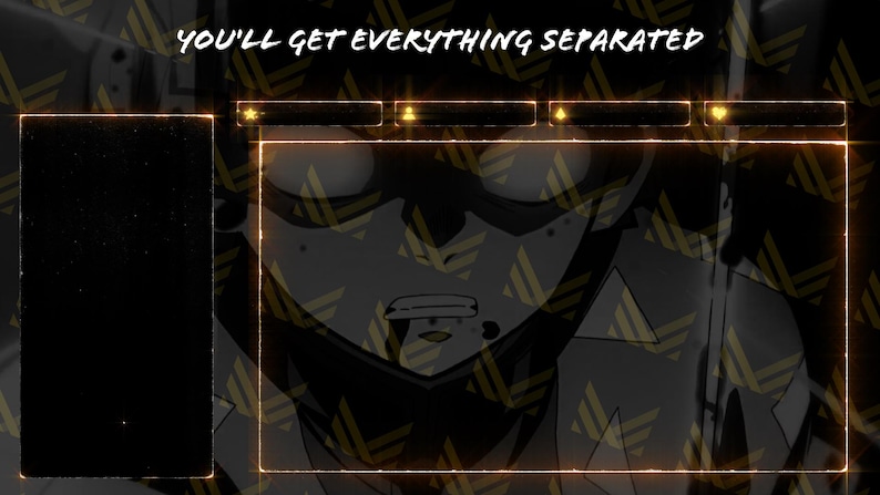 Animated Zenitsu Demon Slayer Stream Package | Twitch Overlays, Screens ...