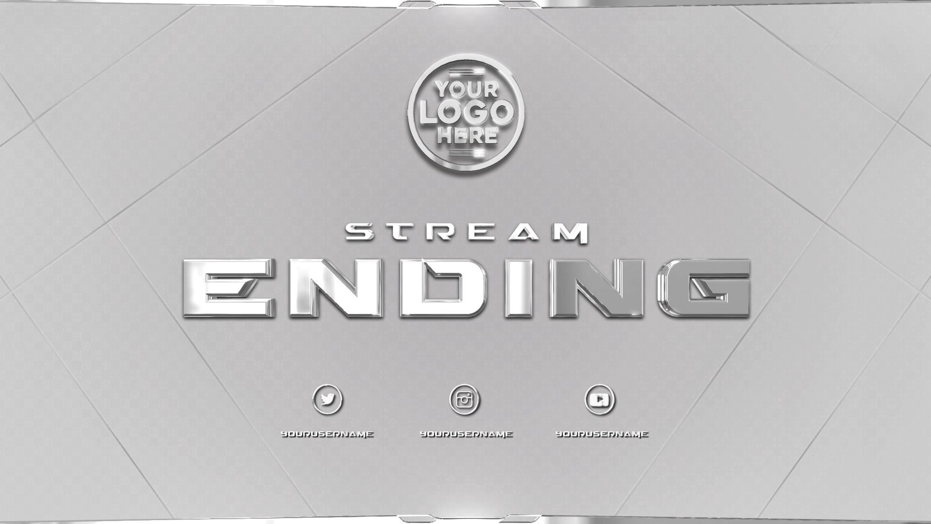 White and White Full Clean Animated Stream Package / Panels - Etsy