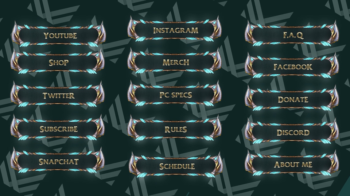 League of Legends Animated Twitch Stream Package: Overlay, Scenes ...