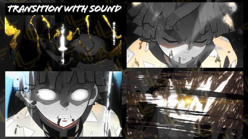 Zenitsu Demon Slayer Stream Package | Animated Overlay Set - Etsy