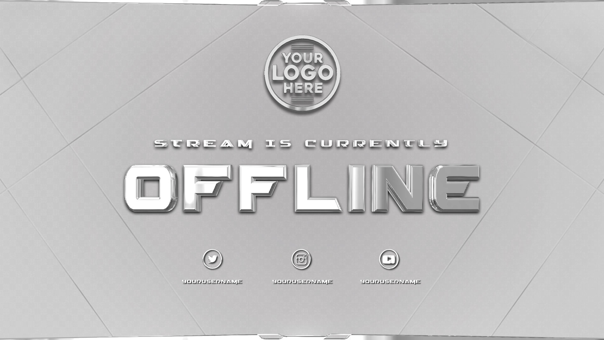 White and White Full Clean Animated Stream Package / Panels - Etsy