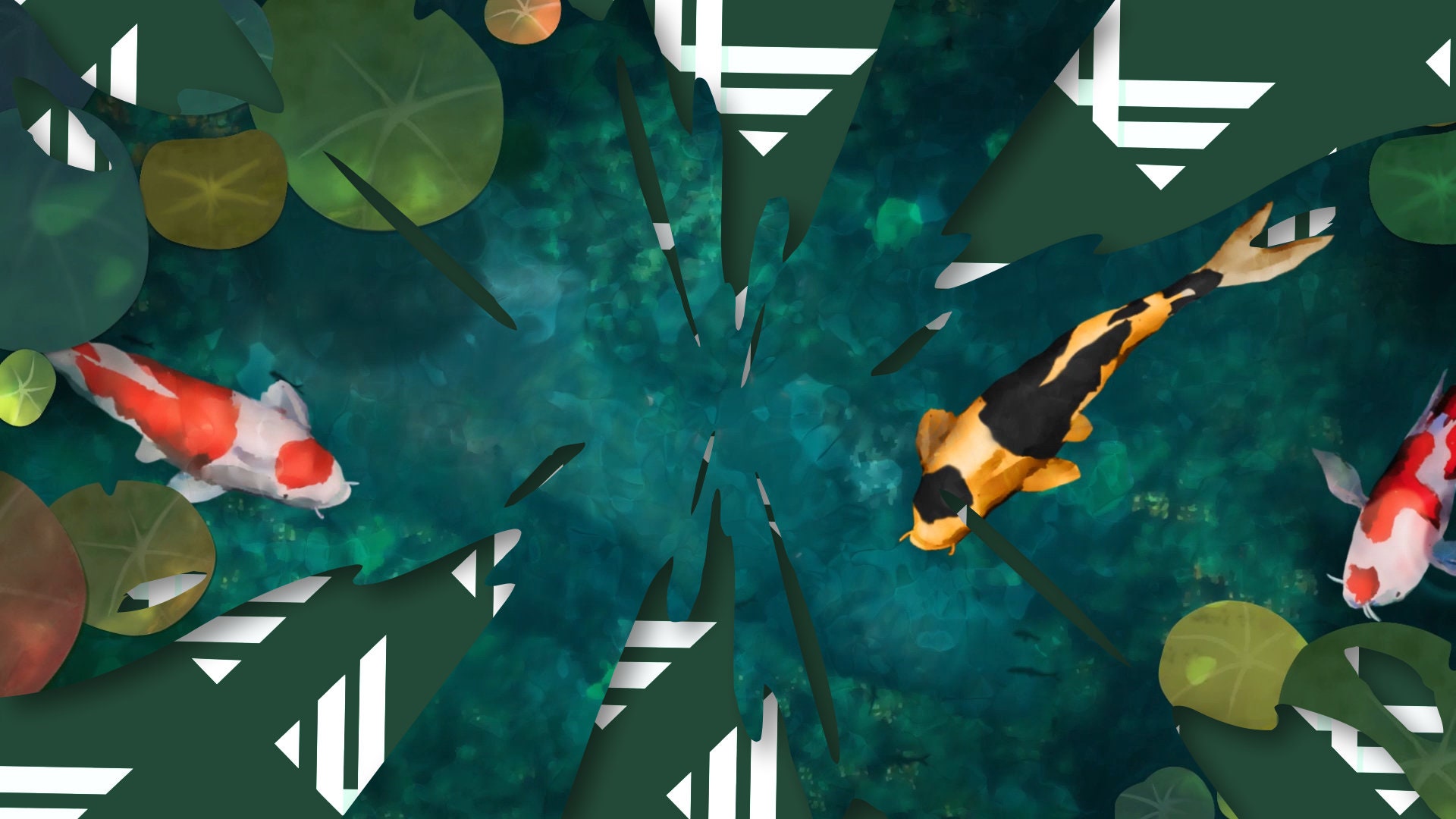 Full Animated Koi Fish Stream Package / Panels / Webcam / - Etsy