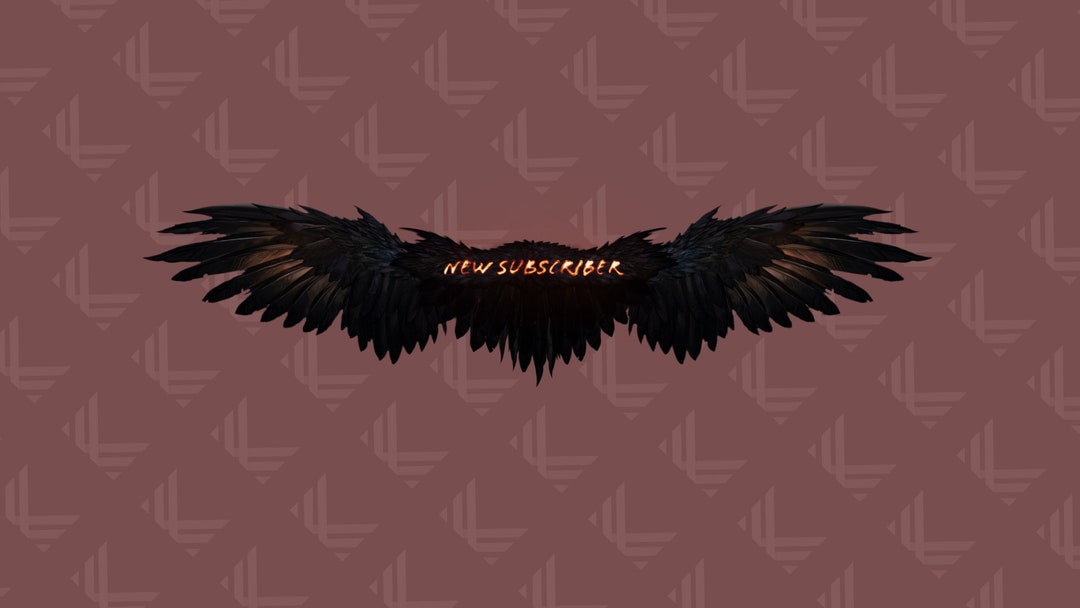 Dark Raven Wings Alerts - Full Animated |pack With 6| + Sound - Etsy